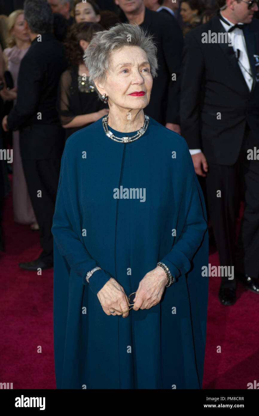 Emmanuelle Riva, Oscar®-nominee for Actress in a Leading Role, arrives ...