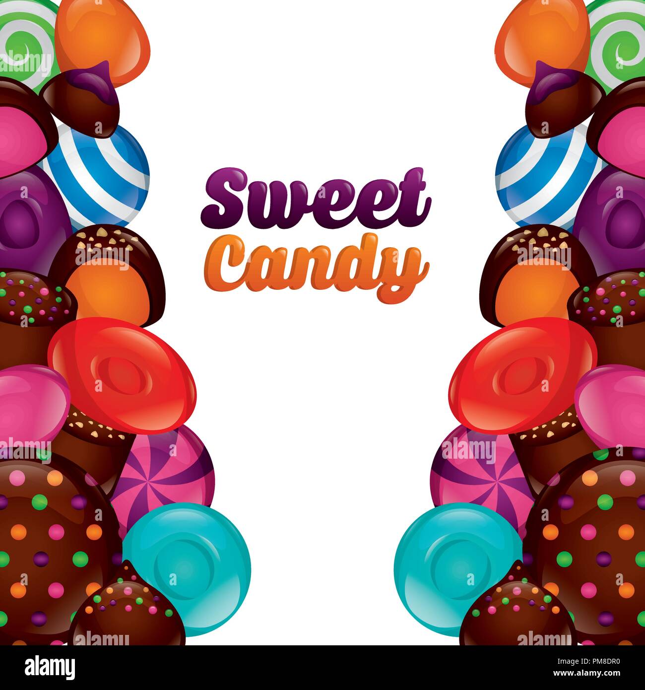 sweet candy concept Stock Vector Image & Art - Alamy