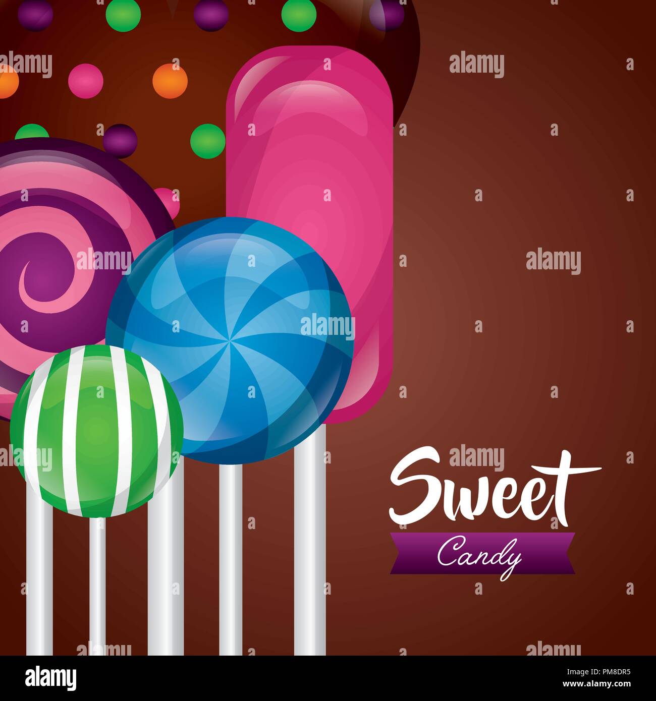 sweet candy concept Stock Vector Image & Art - Alamy