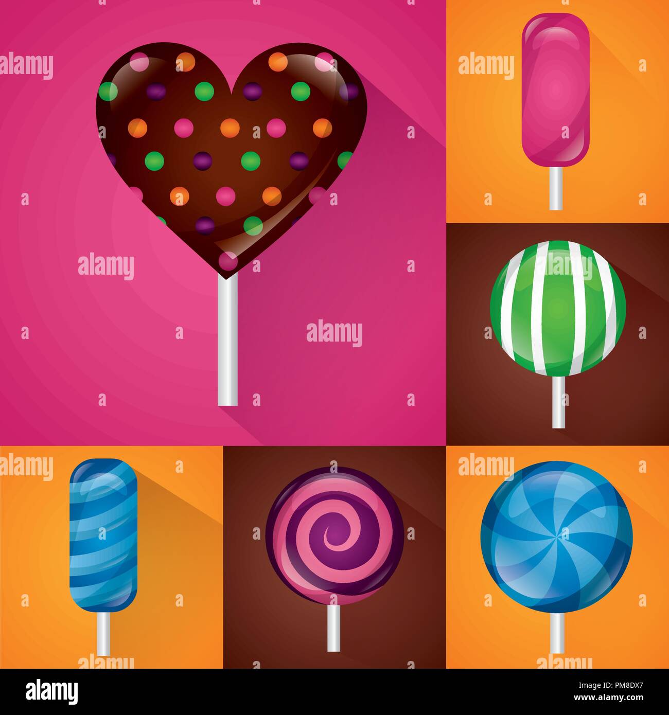 sweet candy concept Stock Vector Image & Art - Alamy