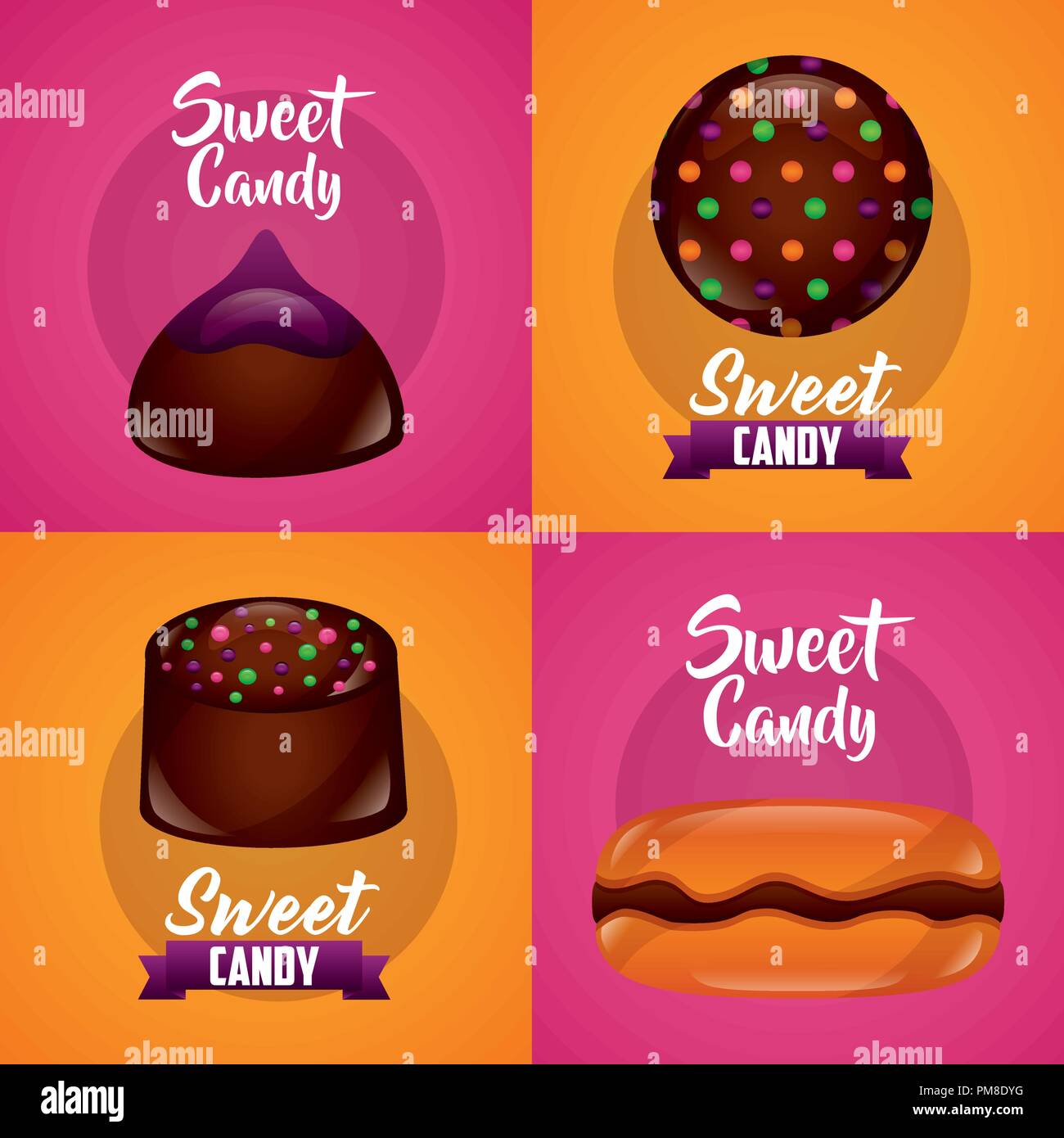 sweet candy concept Stock Vector Image & Art - Alamy