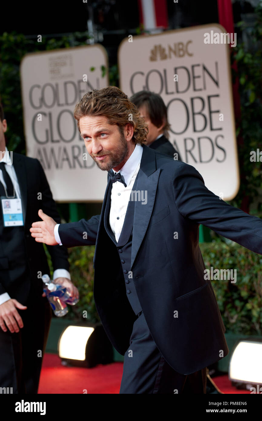 Actor Gerard Butler attends the 69th Annual Golden Globes Awards at the ...