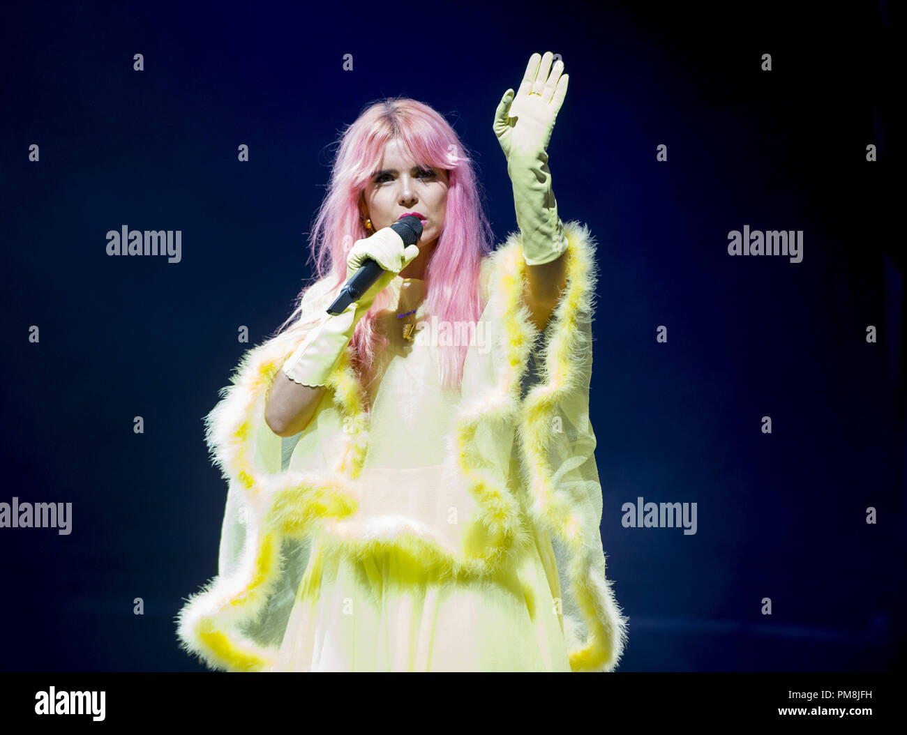 Singer Paloma Faith performs at Edinburgh's Summer Sessions in Princess ...