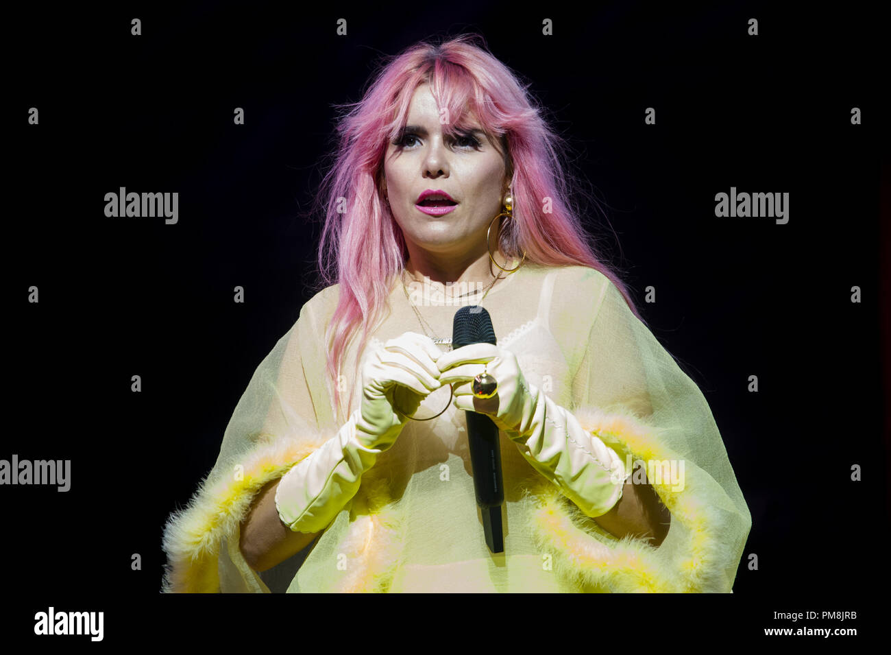 Singer Paloma Faith performs at Edinburgh's Summer Sessions in Princess ...