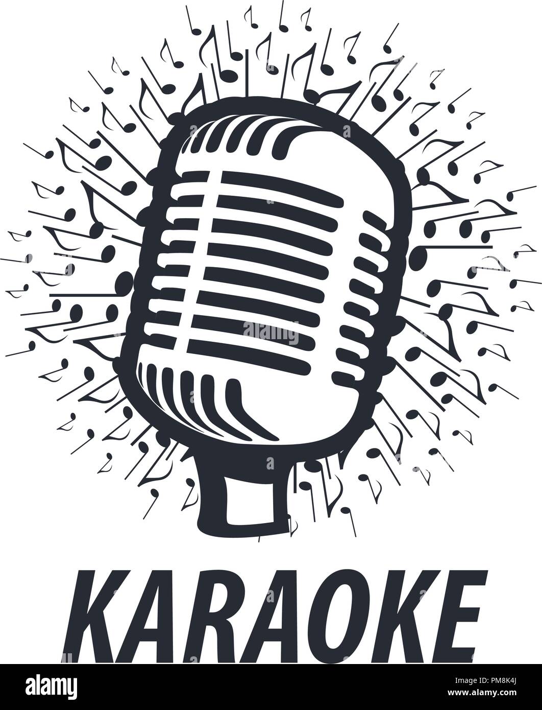 Vector Logo Karaoke Stock Vector Image And Art Alamy