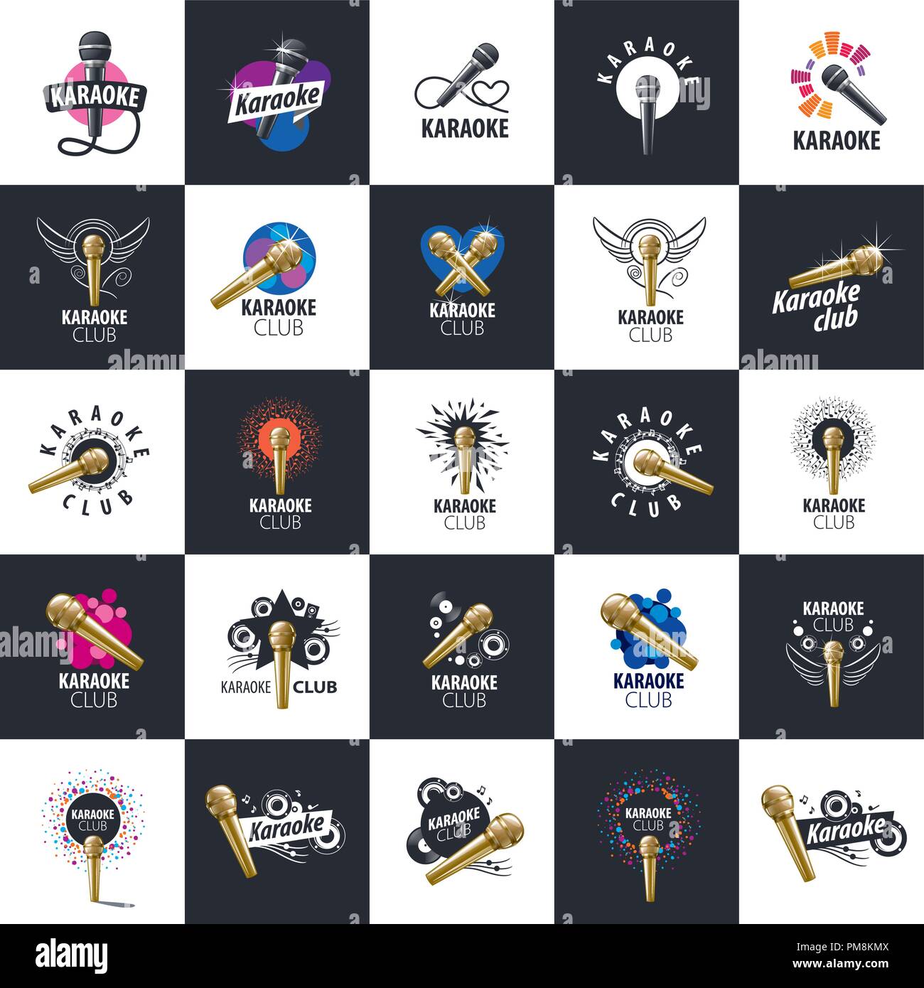 Karaoke music mic Cut Out Stock Images & Pictures - Alamy