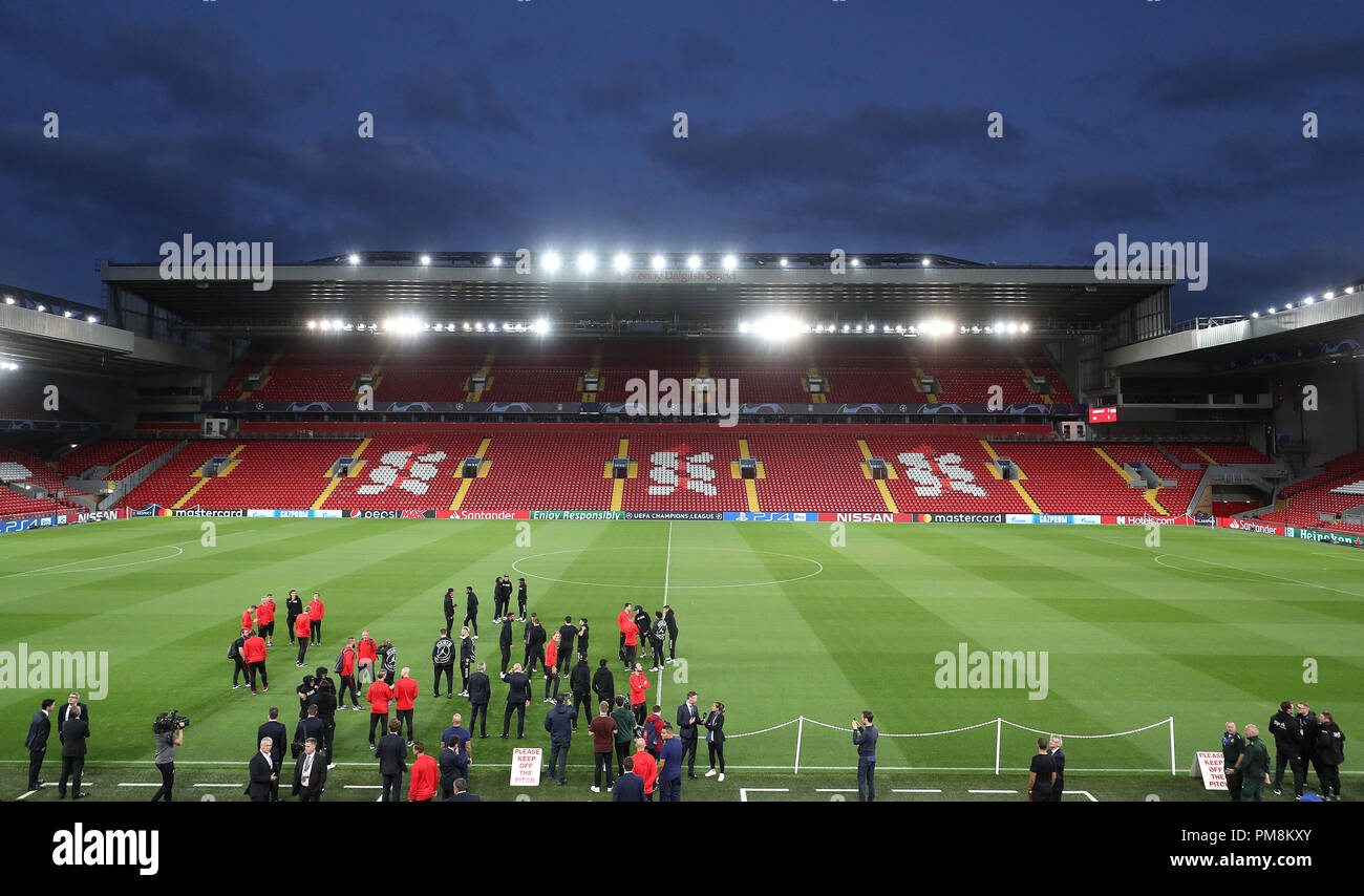 Walk Around Anfield Pitch High Resolution Stock Photography and Images ...
