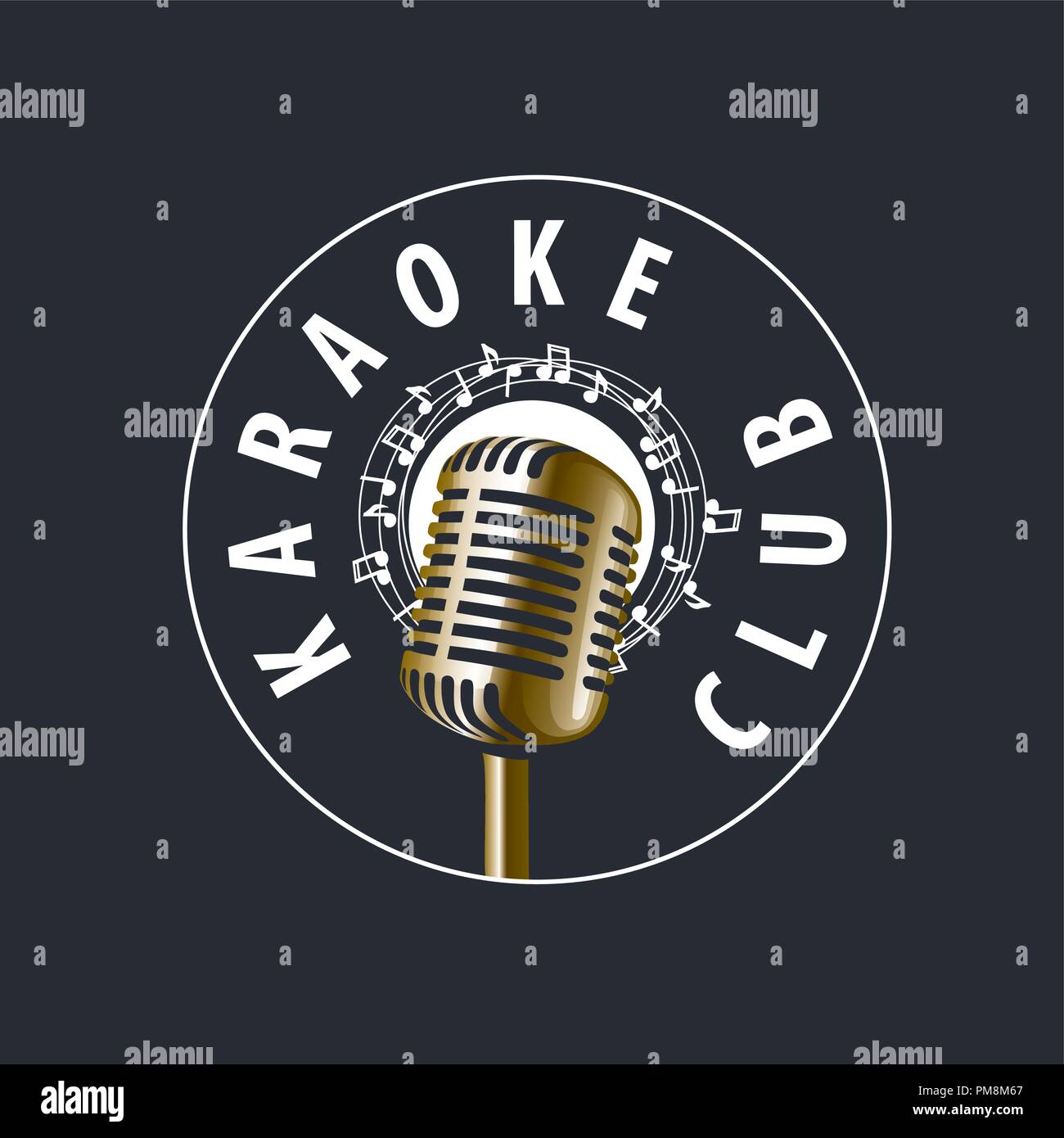 vector logo karaoke Stock Vector Image & Art - Alamy