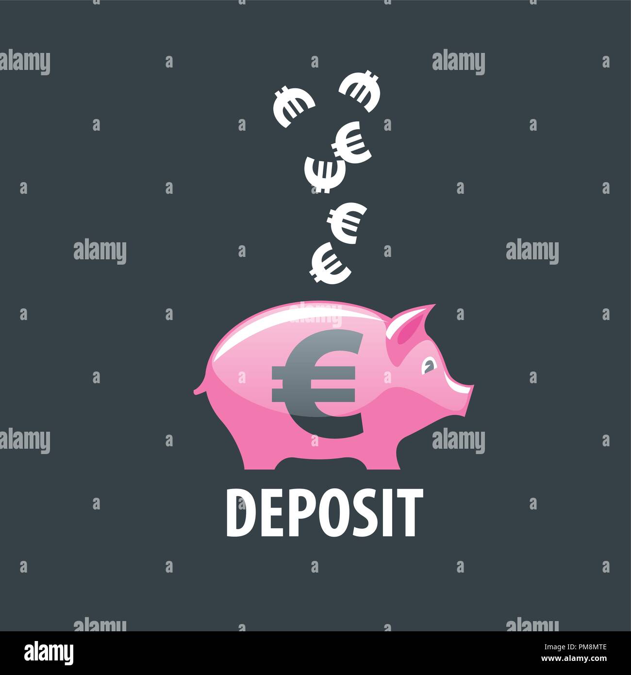 vector logo piggy bank Stock Vector Image & Art - Alamy