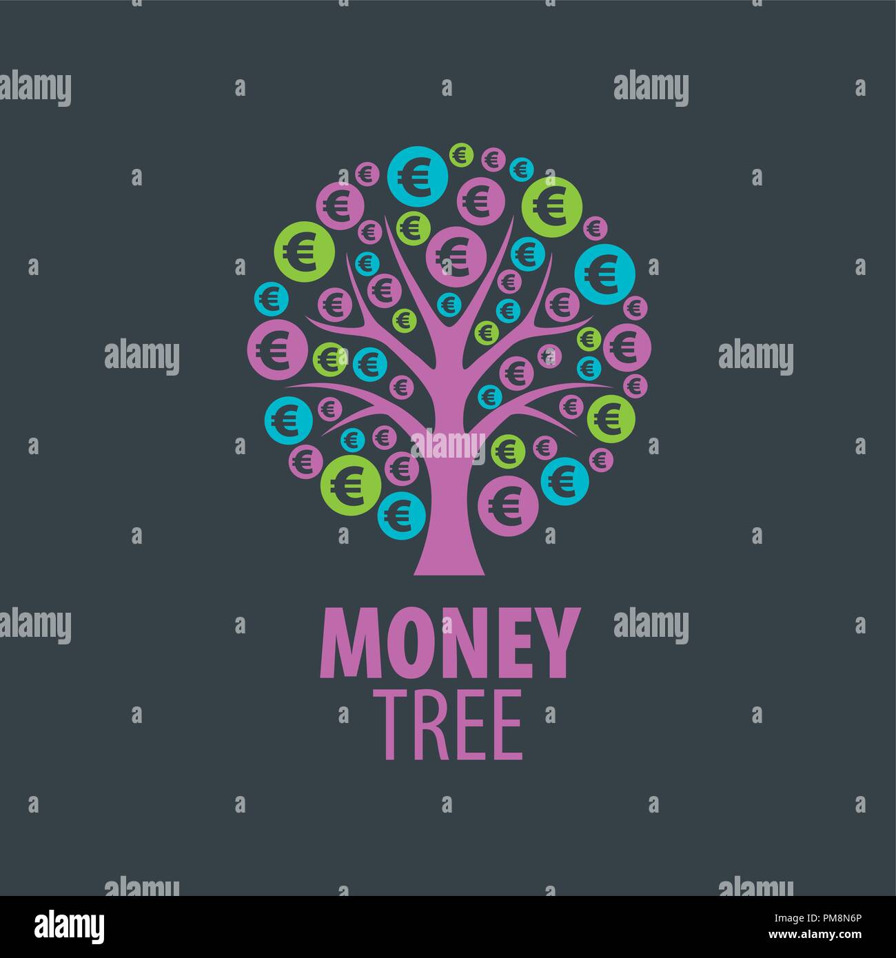 Euro leaf logo Stock Vector Images - Alamy