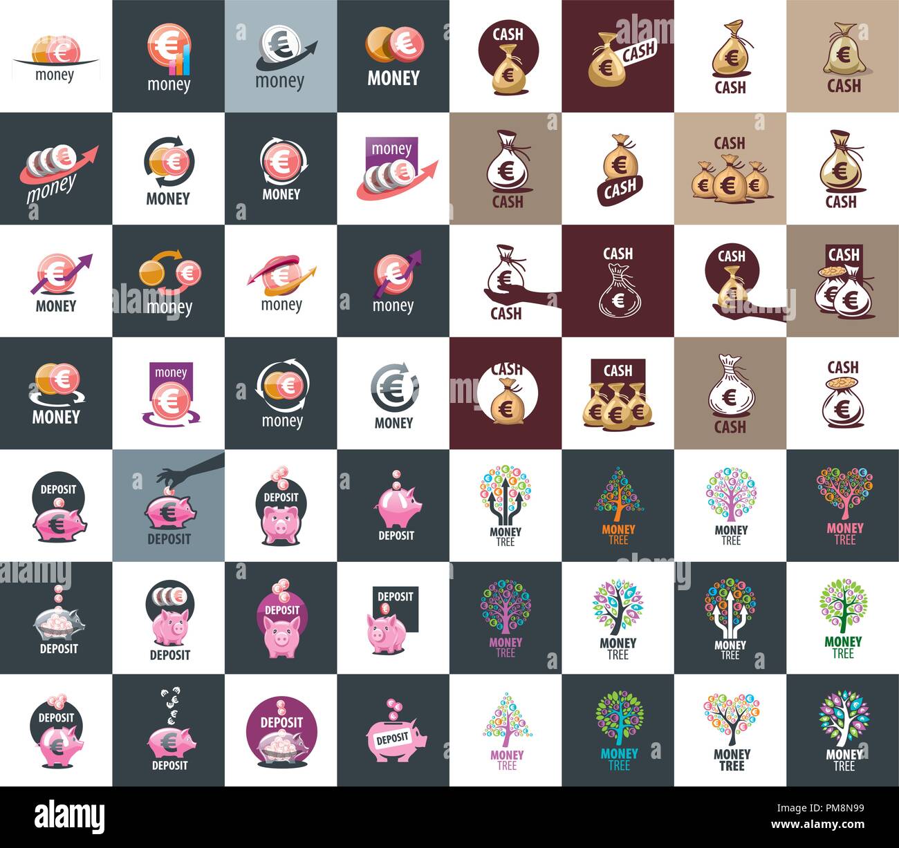 vector logo money Stock Vector Image & Art - Alamy