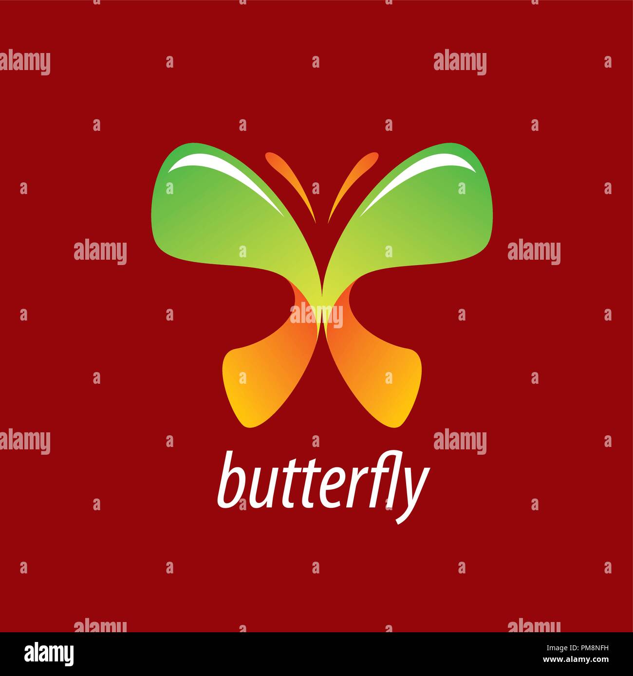 vector butterfly logo Stock Vector Image & Art - Alamy