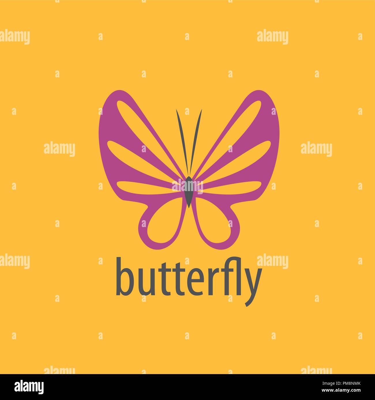 vector butterfly logo Stock Vector Image & Art - Alamy