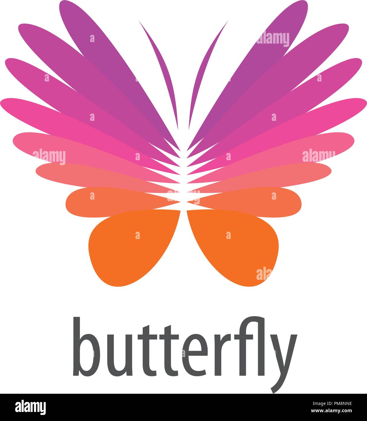 vector butterfly logo Stock Vector Image & Art - Alamy