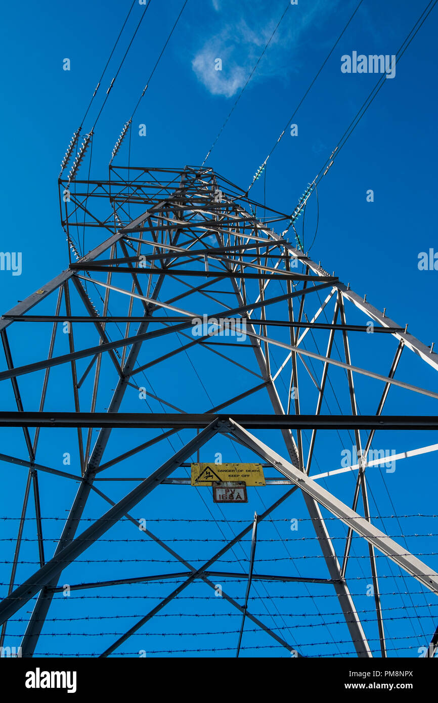 A transmission tower or power tower is a tall structure, usually a ...