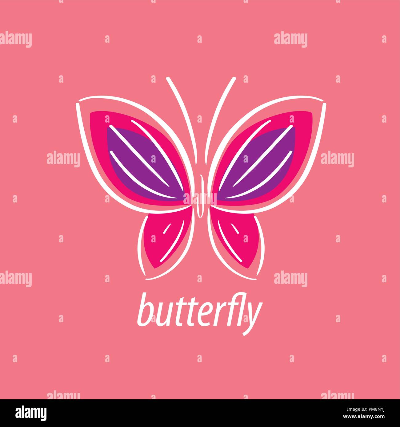 Vector Butterfly Logo Stock Vector Image And Art Alamy