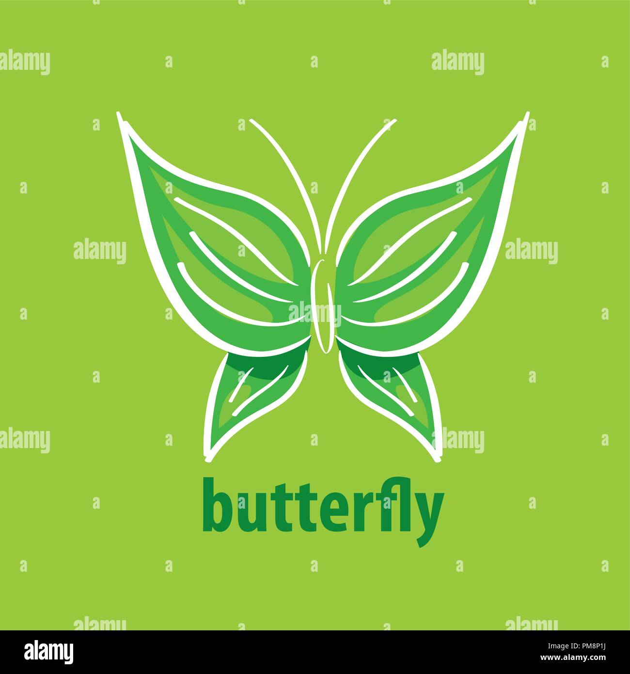 vector butterfly logo Stock Vector Image & Art - Alamy