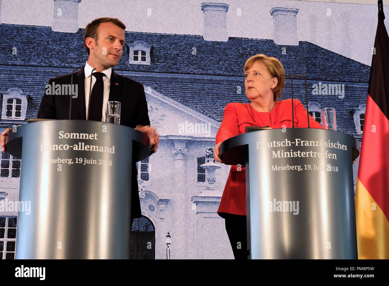 Macron merkel hi-res stock photography and images - Alamy
