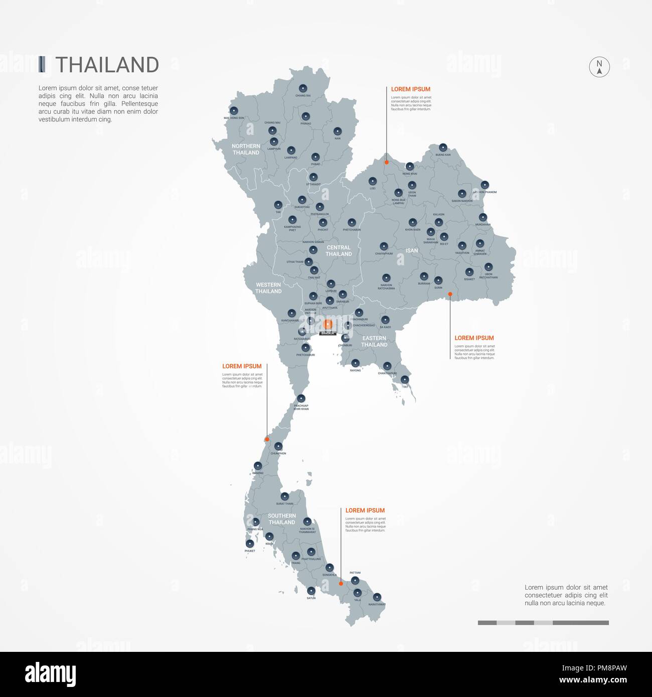 Thailand Map