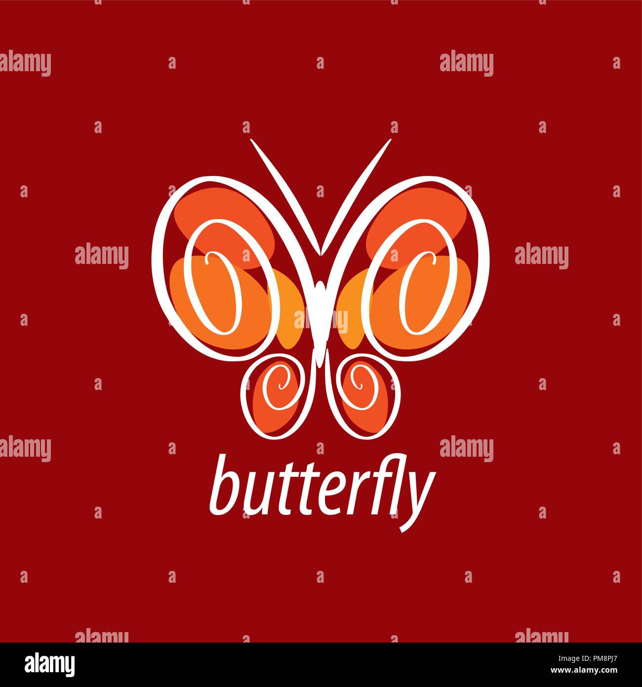 vector butterfly logo Stock Vector Image & Art - Alamy