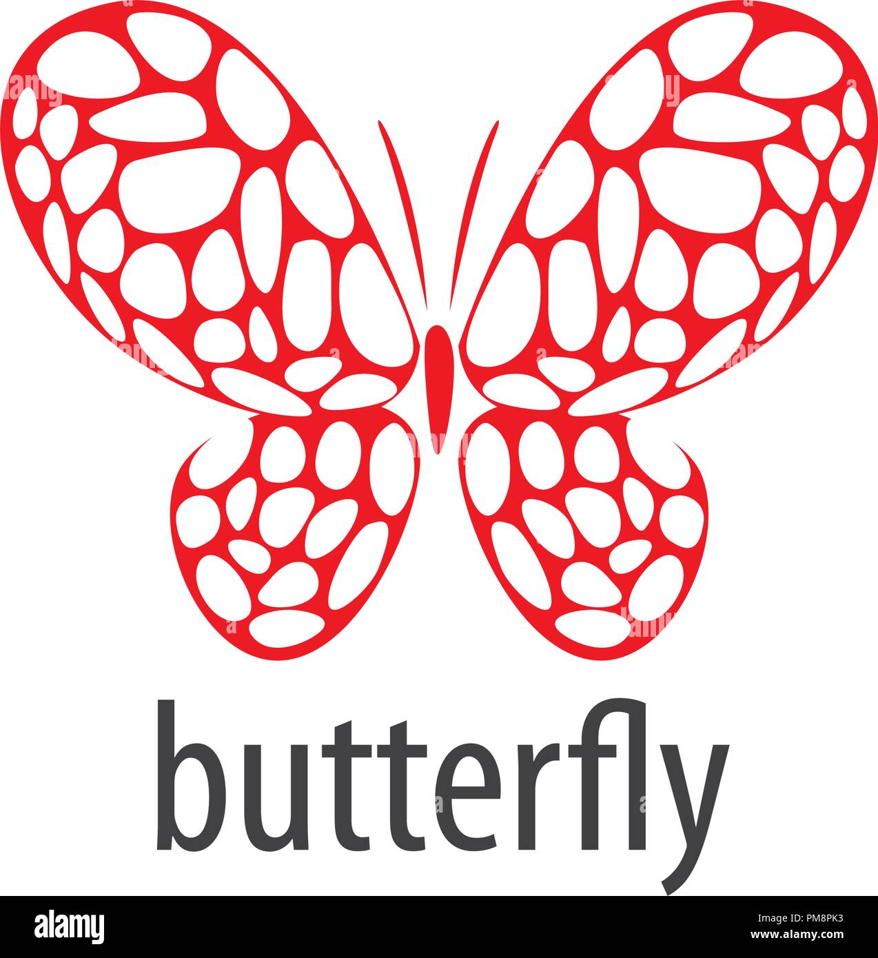Butterfly logo Stock Vector Images - Alamy