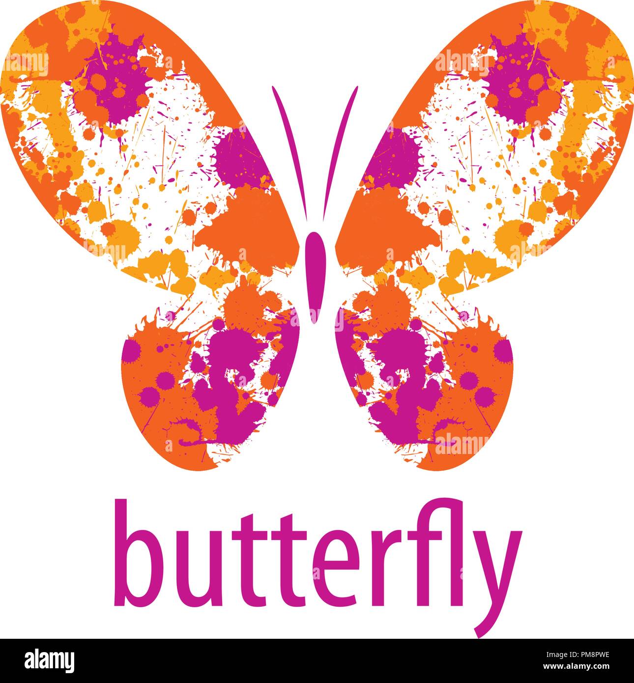 vector butterfly logo Stock Vector Image & Art - Alamy