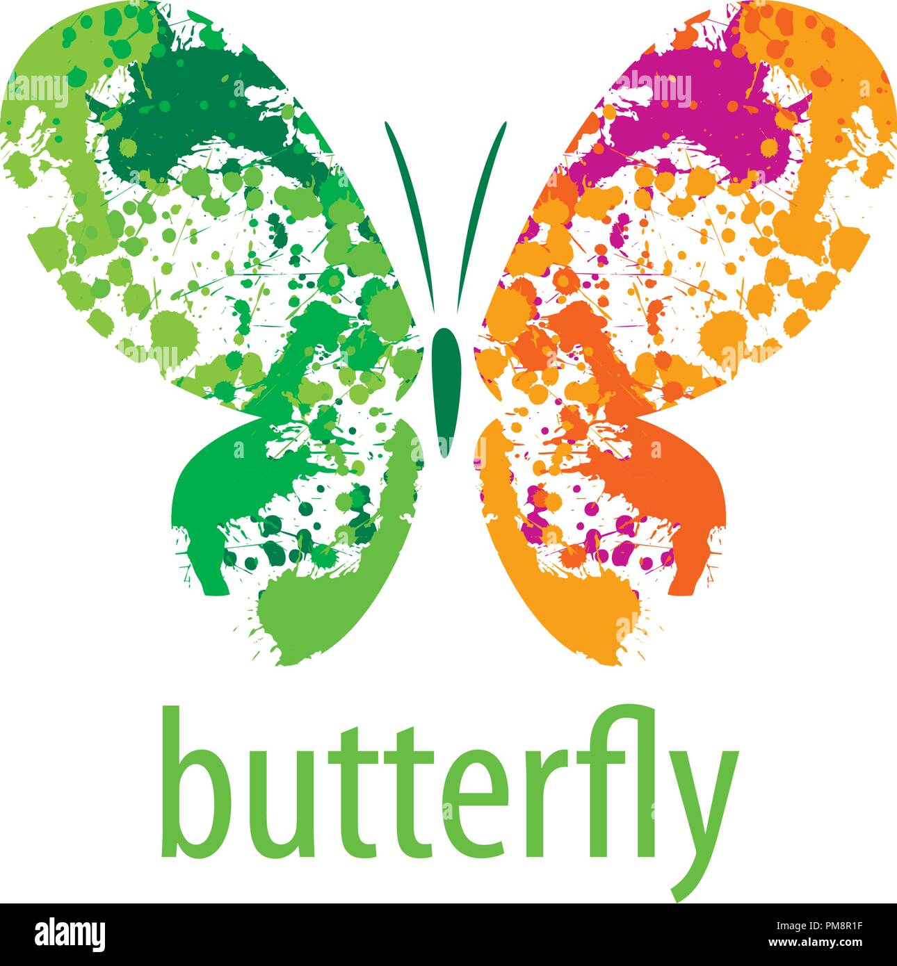vector butterfly logo Stock Vector Image & Art - Alamy