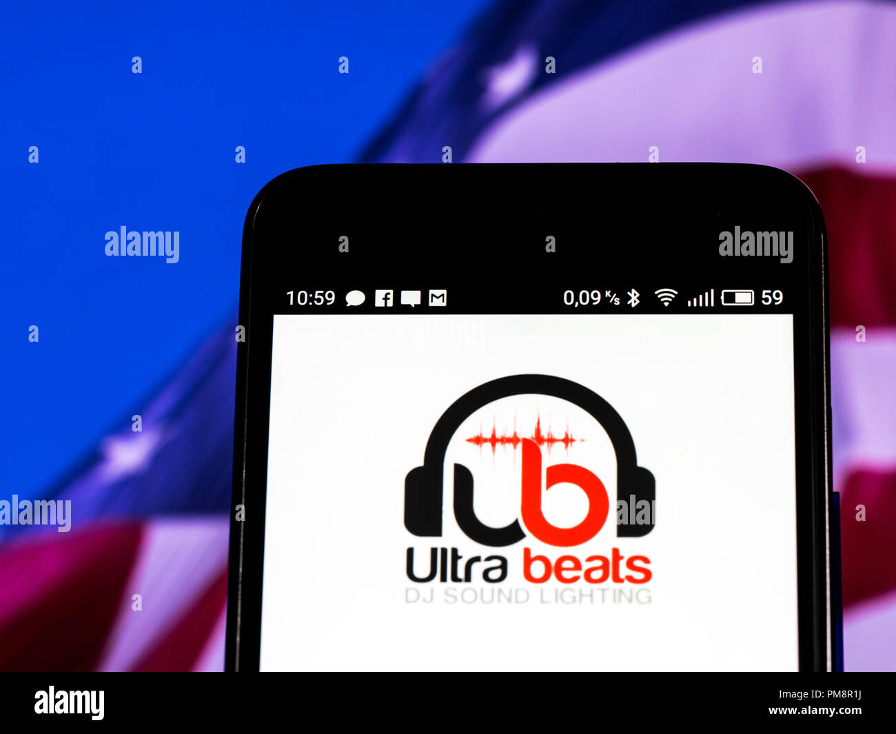 Beats Electronics LLC logo seen displayed on a smart phone Stock Photo ...