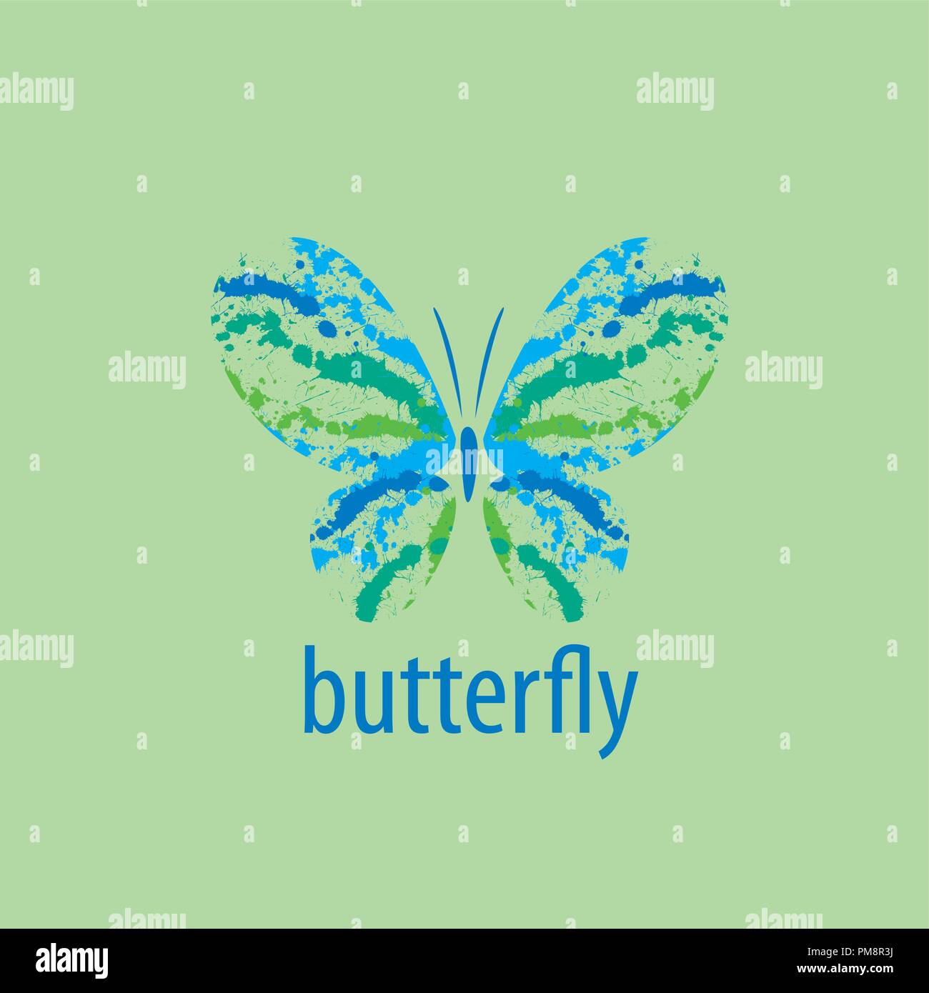 vector butterfly logo Stock Vector Image & Art - Alamy