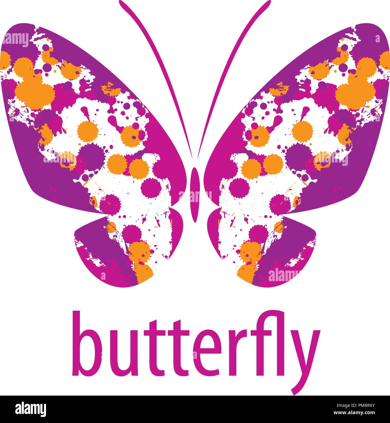 vector butterfly logo Stock Vector Image & Art - Alamy