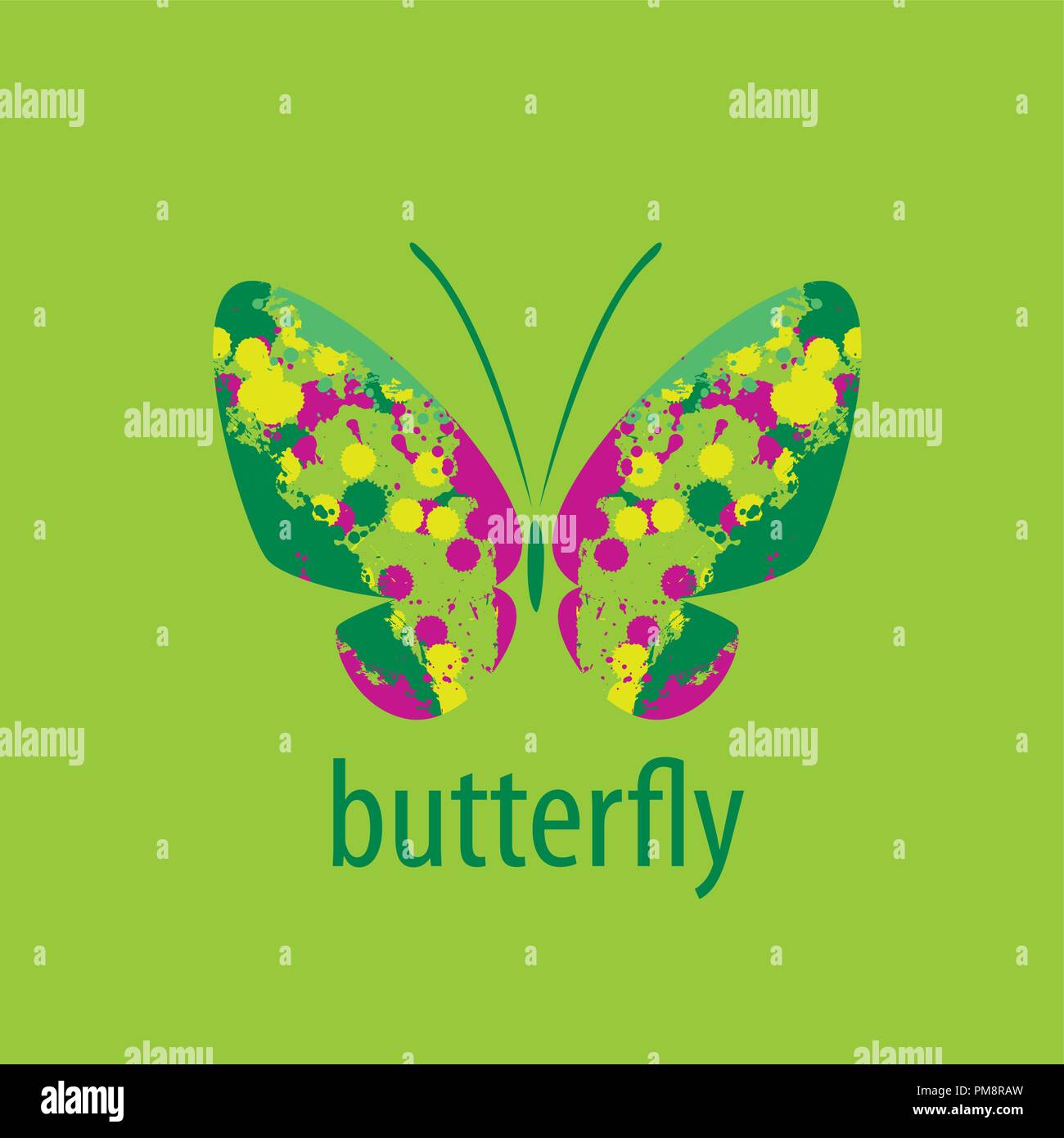 vector butterfly logo Stock Vector Image & Art - Alamy