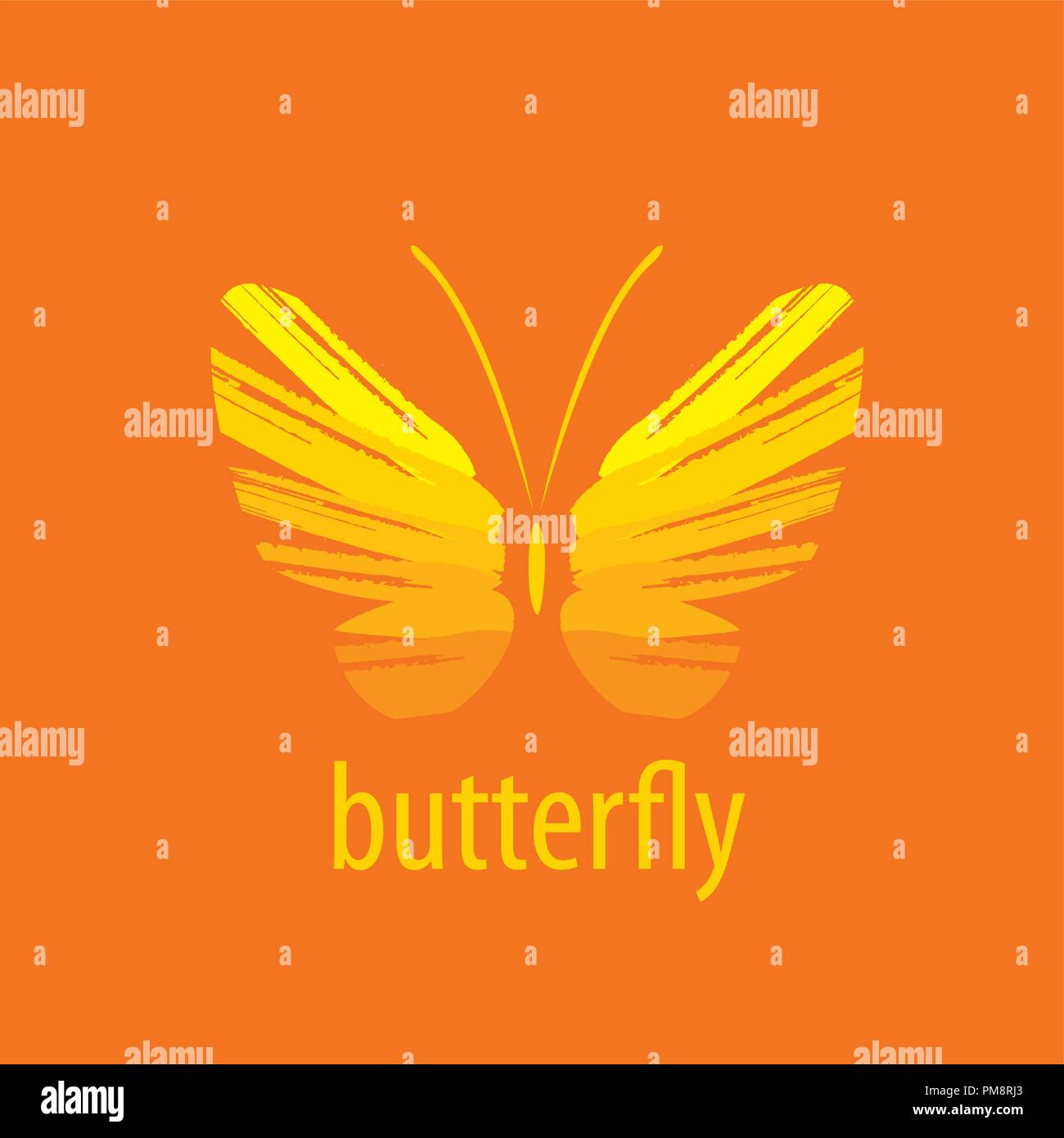 vector butterfly logo Stock Vector Image & Art - Alamy