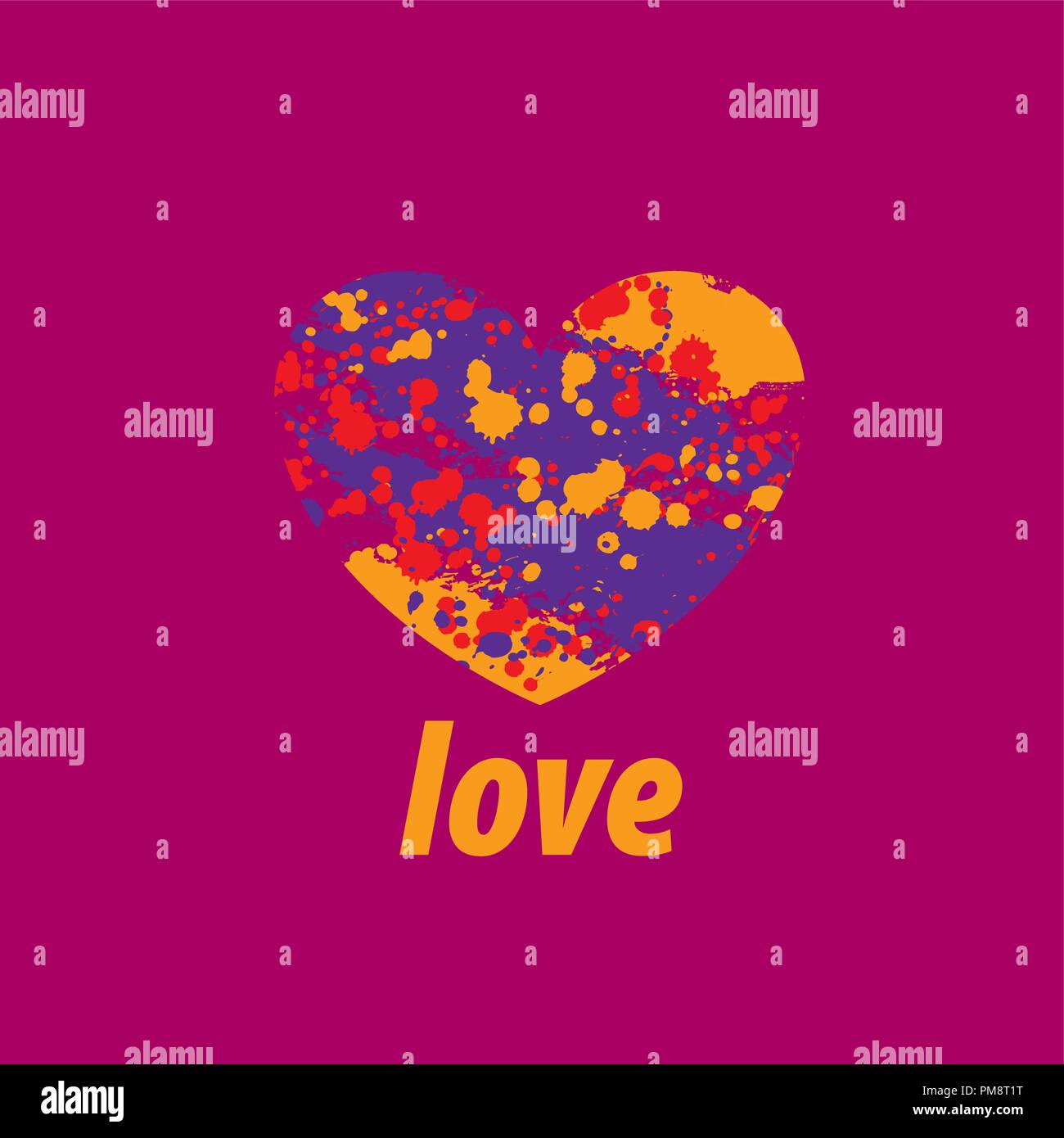 logo heart splash Stock Vector Image & Art - Alamy