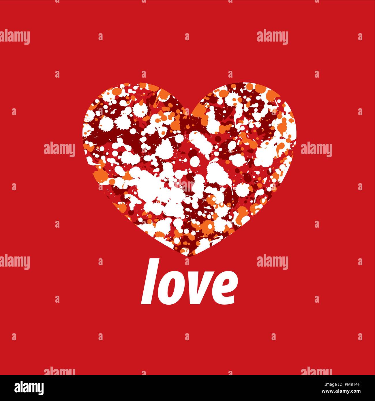 logo heart splash Stock Vector Image & Art - Alamy