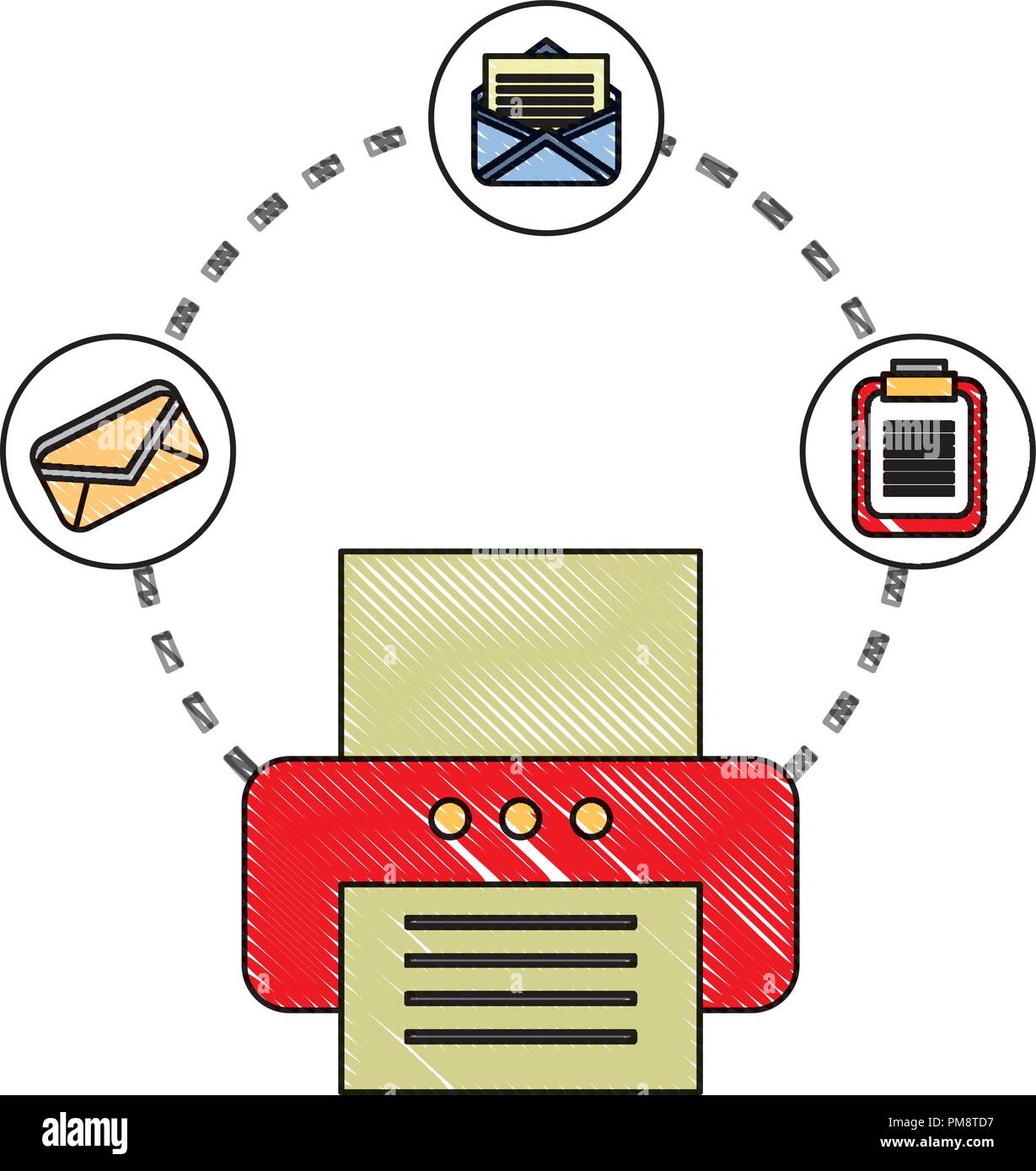 Office printer documents Stock Vector Images - Alamy Office printer documents Stock Vector Images - Alamy