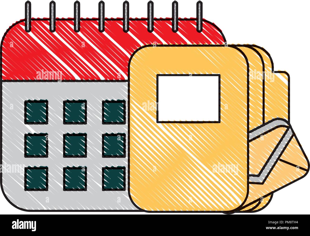 office calendar reminder folder email file Stock Vector Image & Art - Alamy