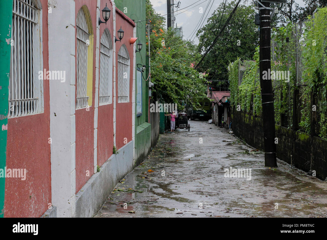 A scene in one of the damaged street in the city Stock Photo - Alamy
