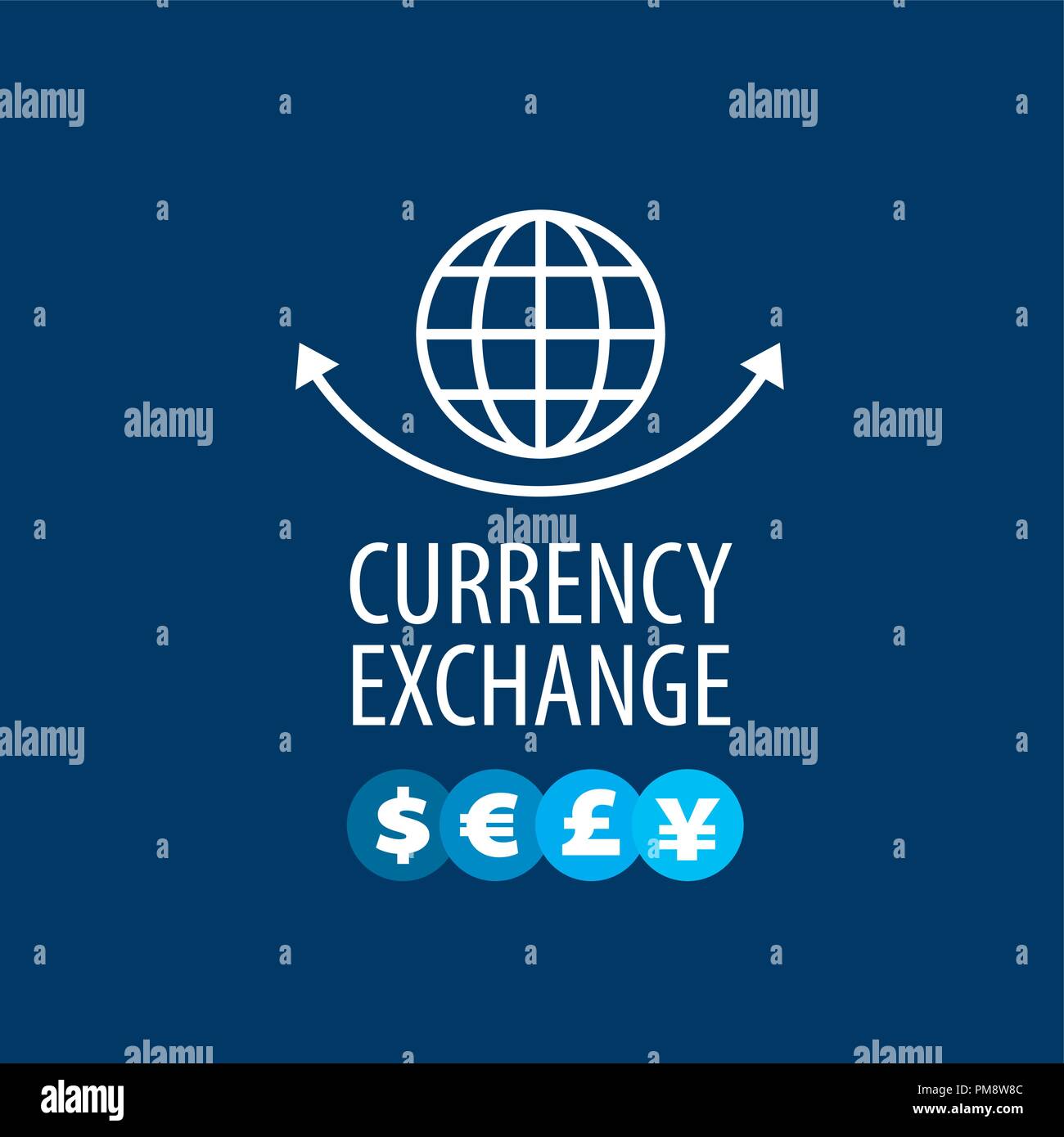 Currency and globe Stock Vector Images - Alamy