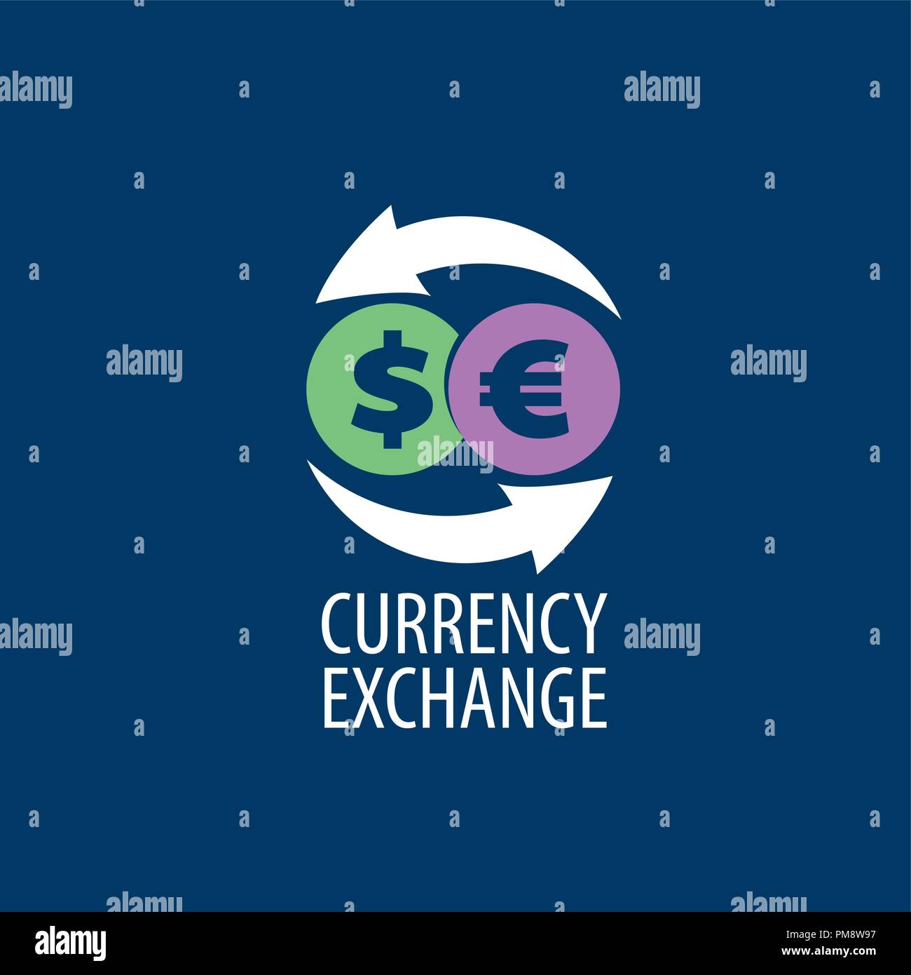 vector logo currency exchange Stock Vector Image & Art - Alamy