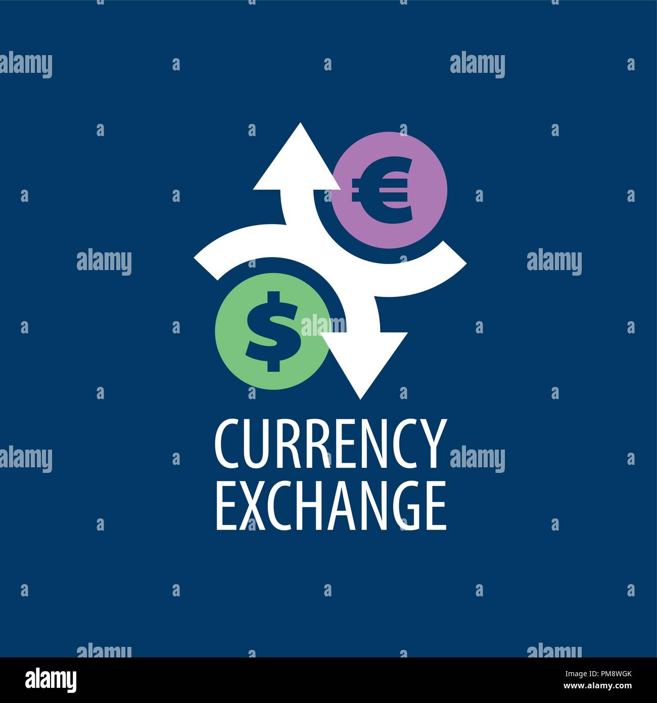 vector logo currency exchange Stock Vector Image & Art - Alamy