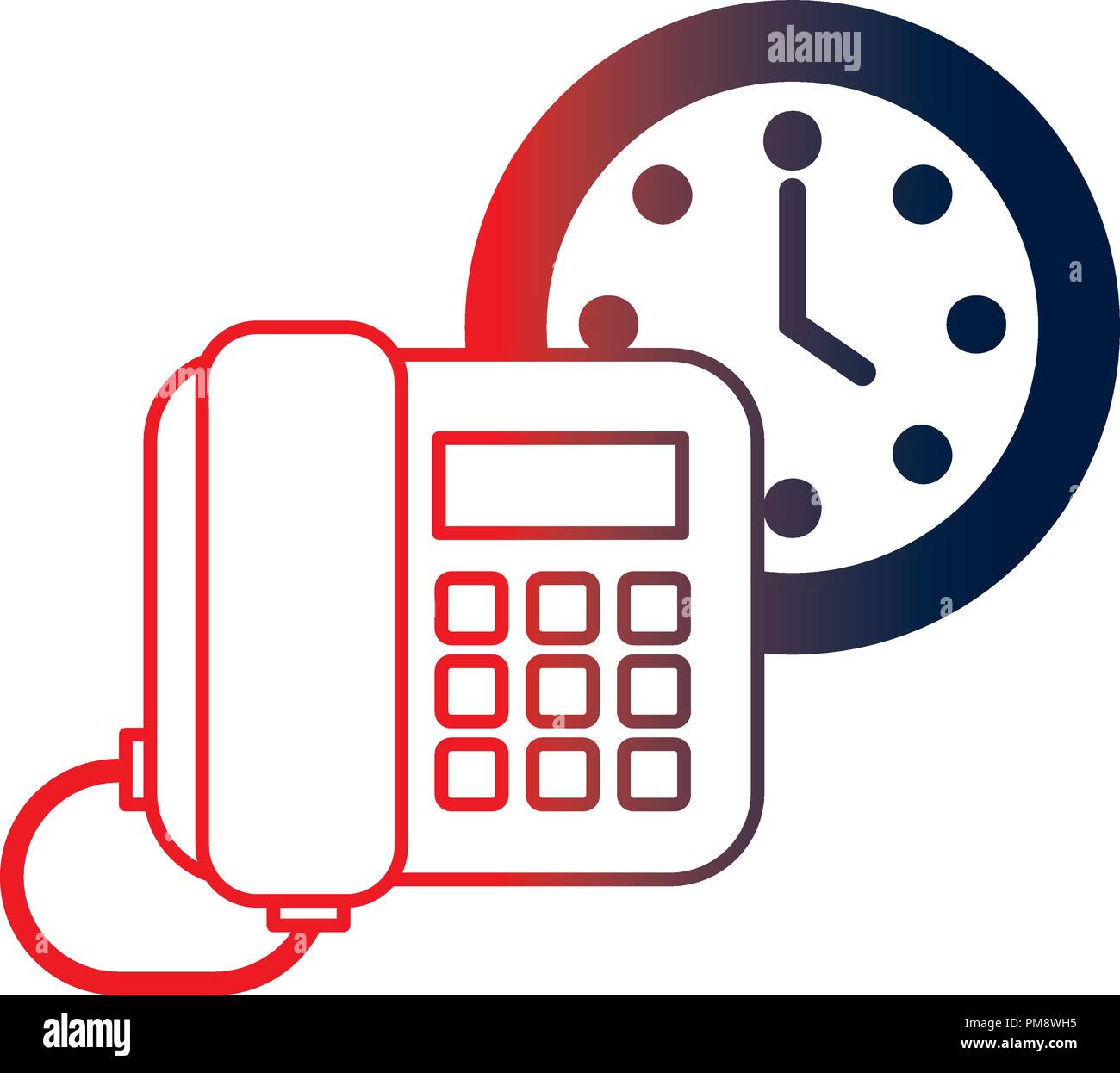 Telecommunications telephone Stock Vector Images - Alamy