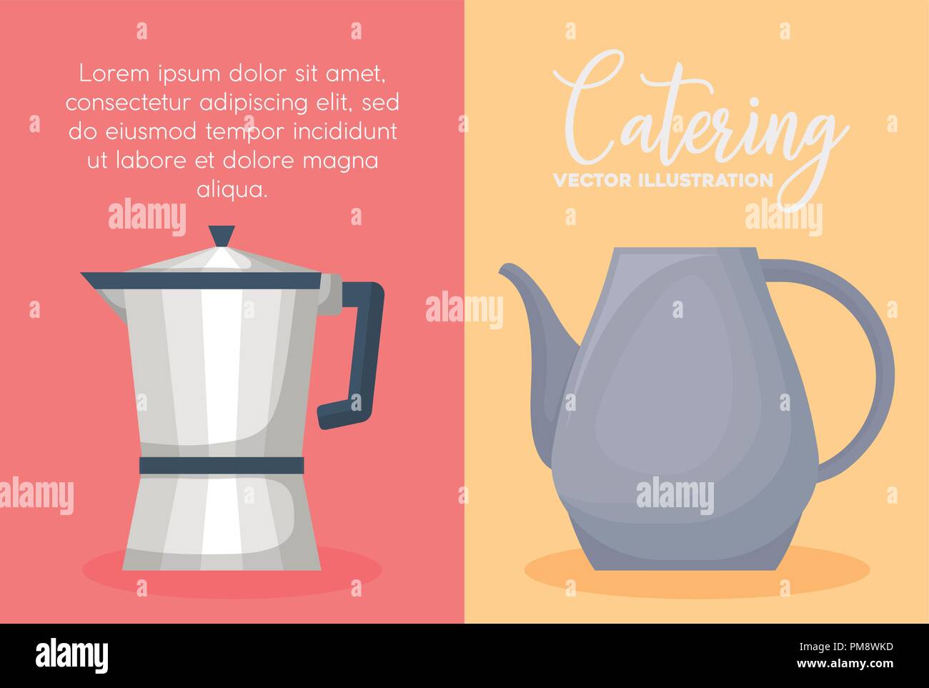 infographic of cooking utensils over colorful squares, vector ...