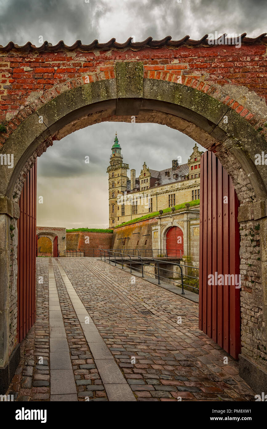 Kronborg castle made famous by William Shakespeare in his play about ...