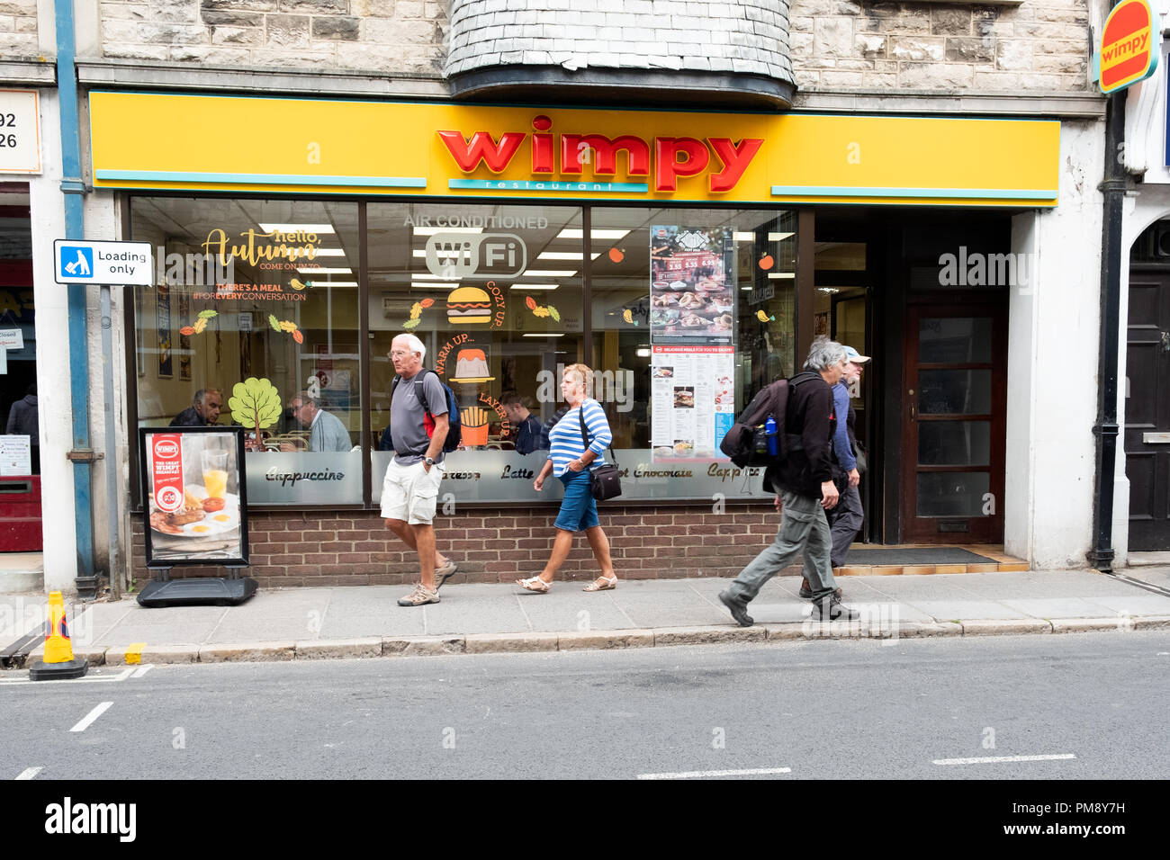 Wimpy burger sign hi-res stock photography and images - Alamy