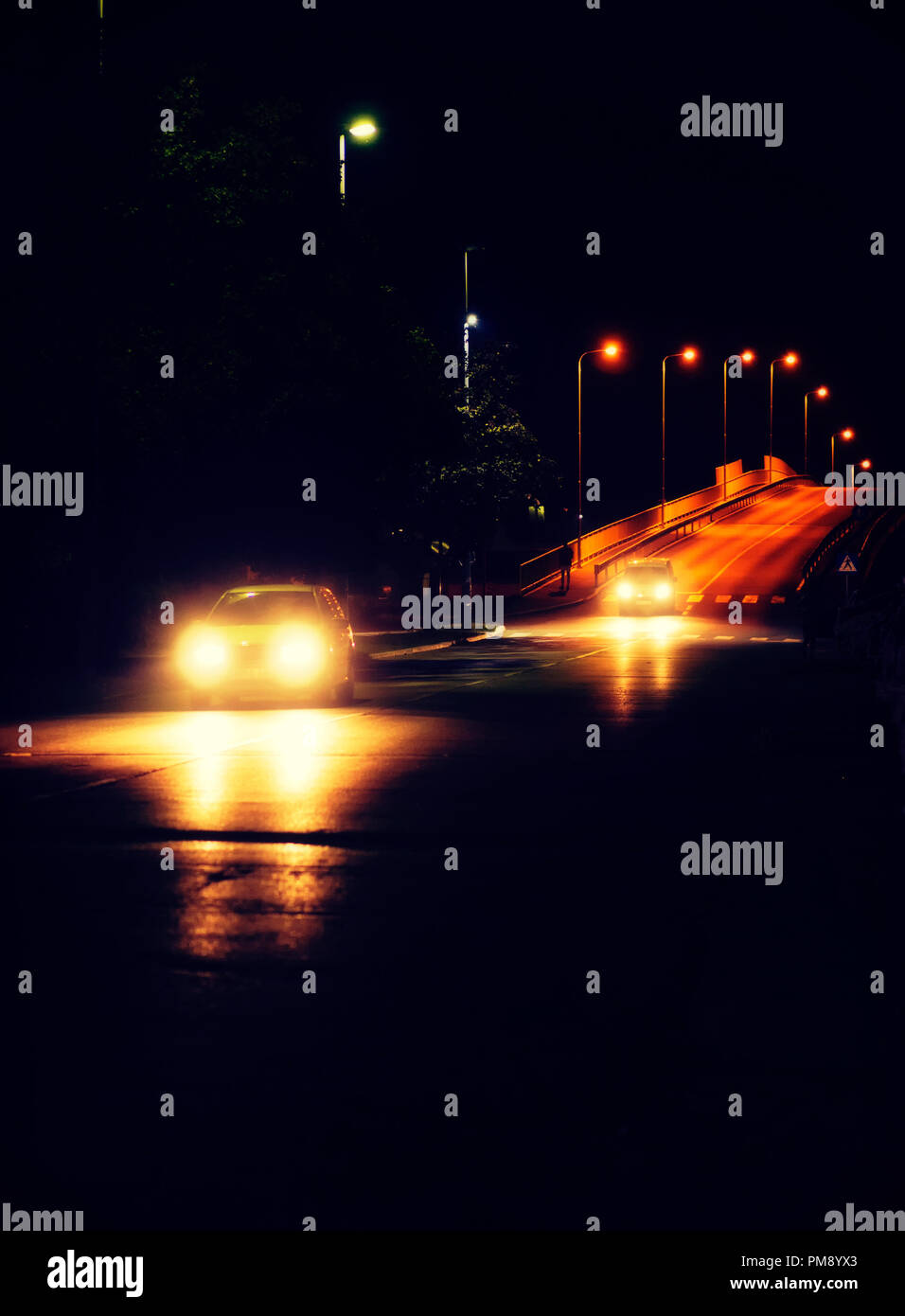 Two headlights hi-res stock photography and images - Alamy