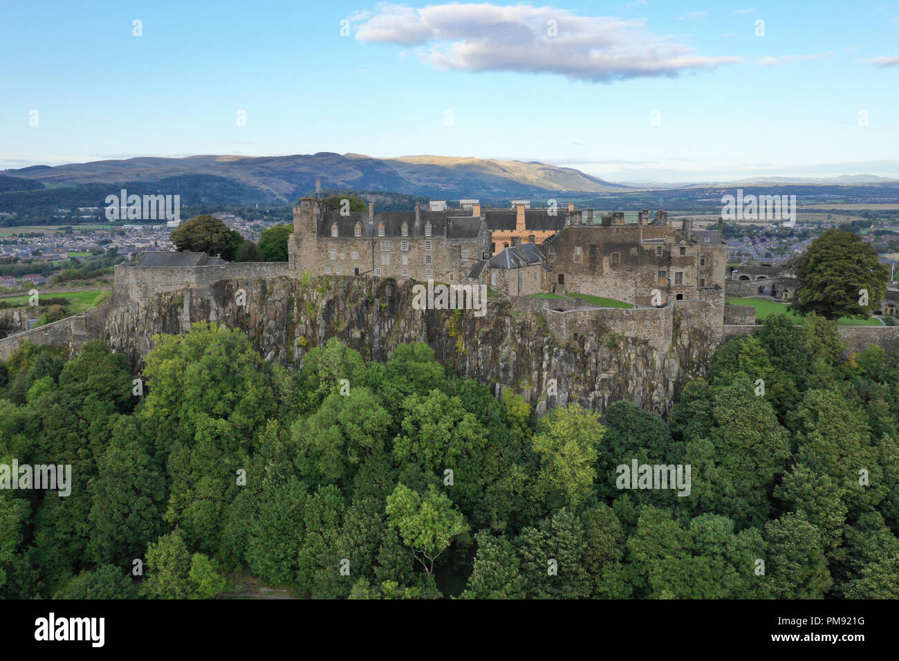 Stirling castle aerial hi-res stock photography and images - Alamy