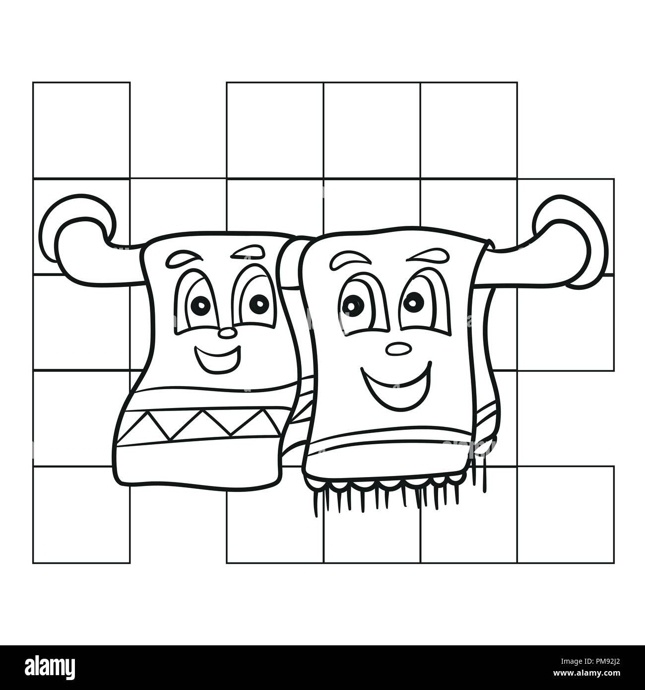 Napkin Coloring Page