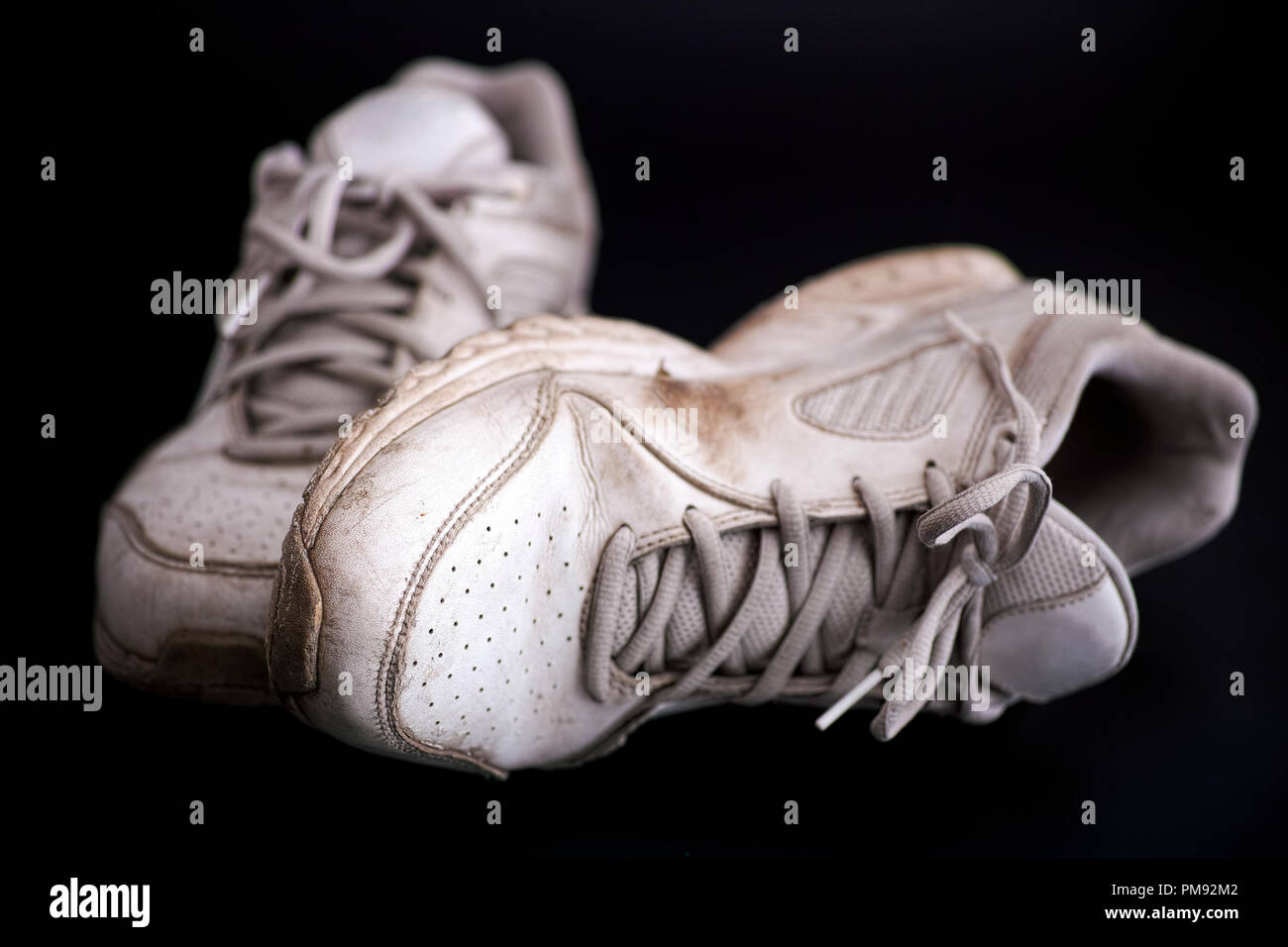 White sneakers dirty hi-res stock photography and images - Alamy