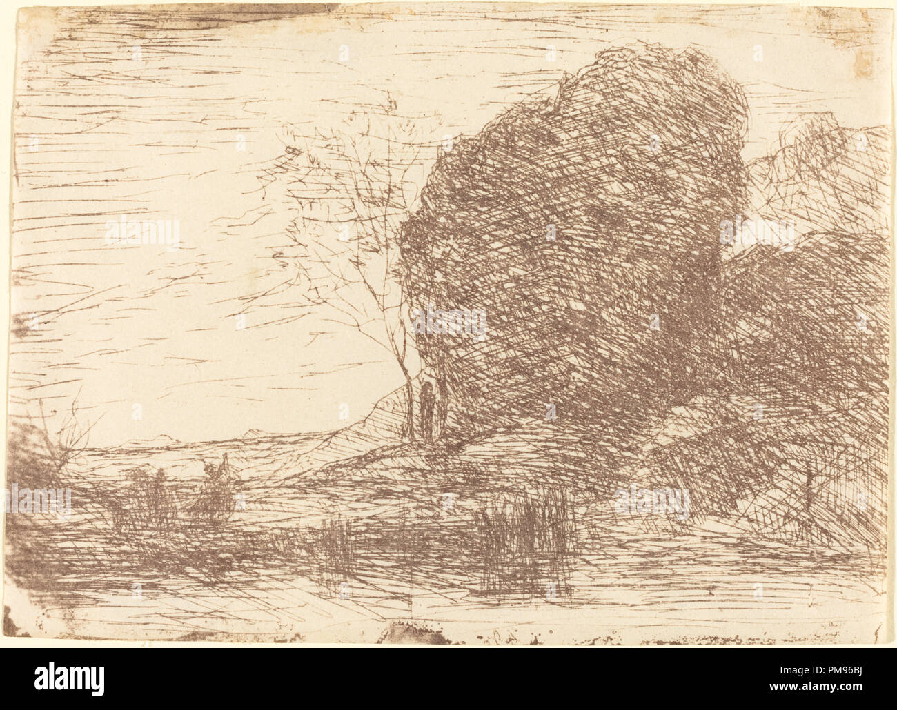 Feast of Pan (La Fete de Pan). Dated: 1860. Medium: cliche-verre ...