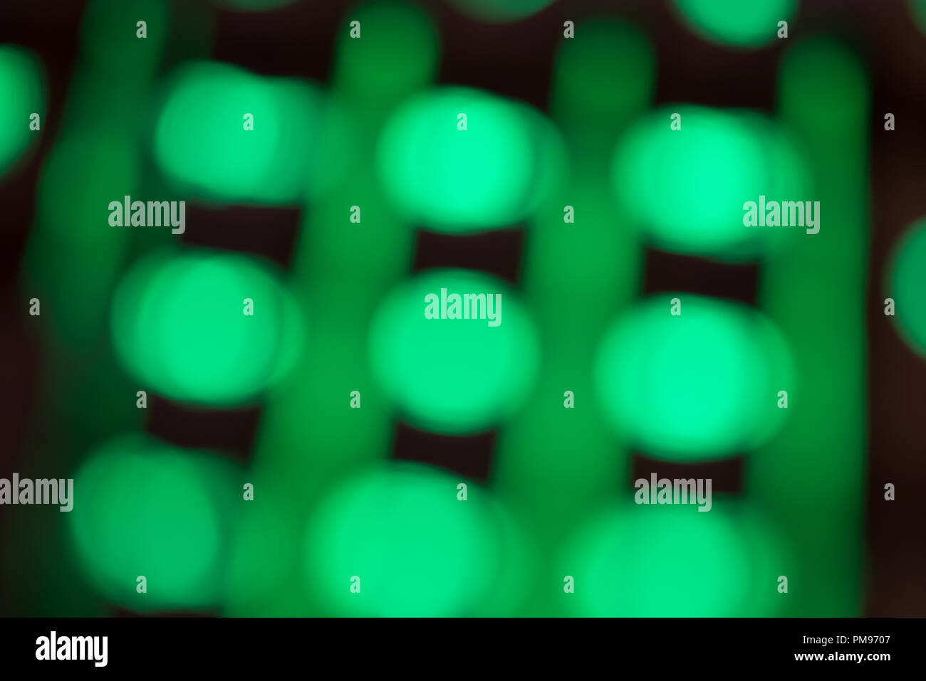 Digital green blurred circles Stock Photo - Alamy